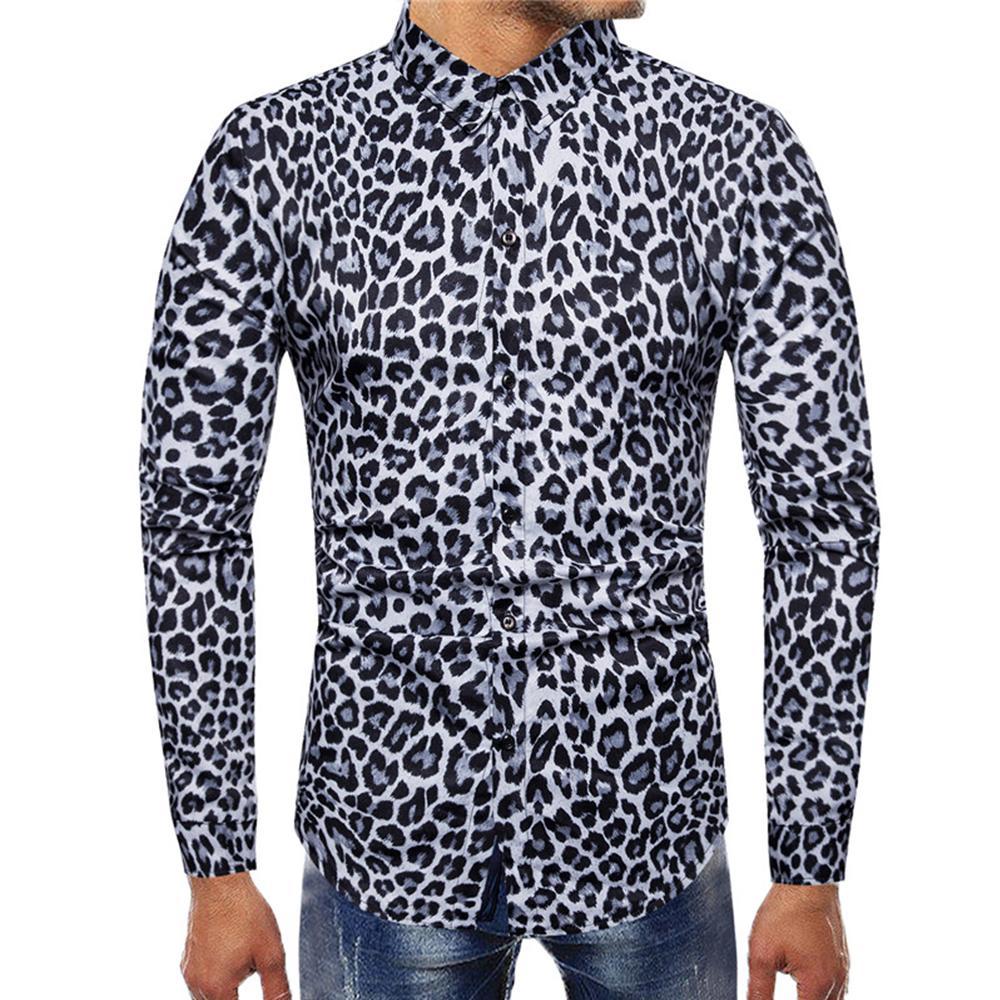 Leoparden Hemd Herren